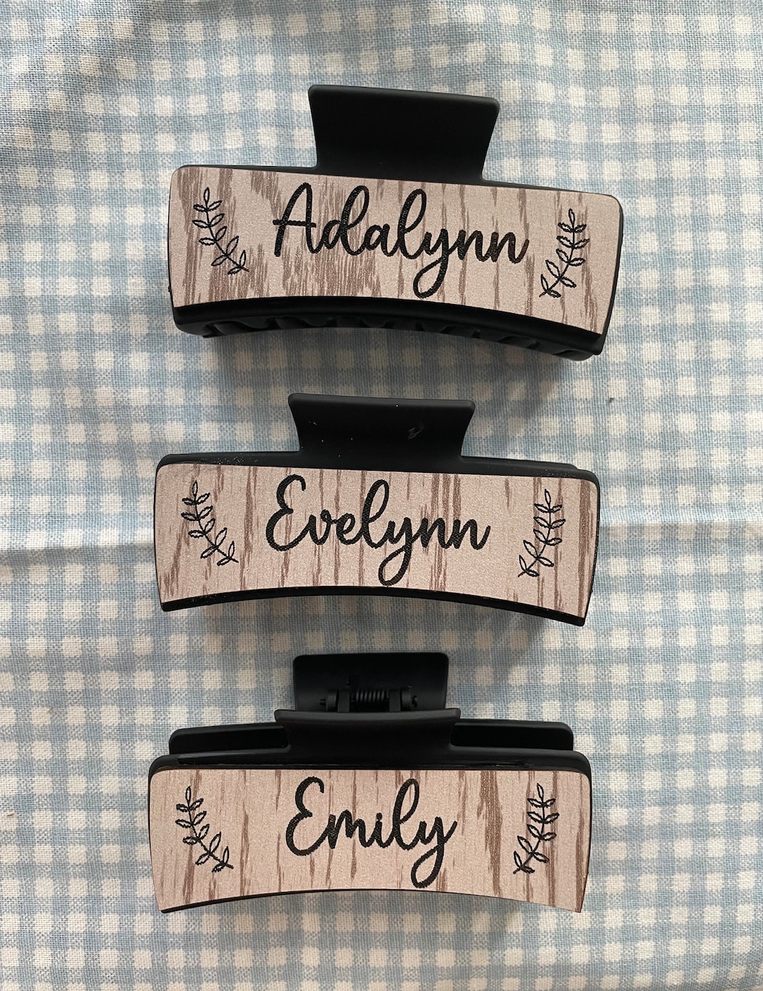 Personalized Claw Clip - Custom Hair Claw Clip - Etsy