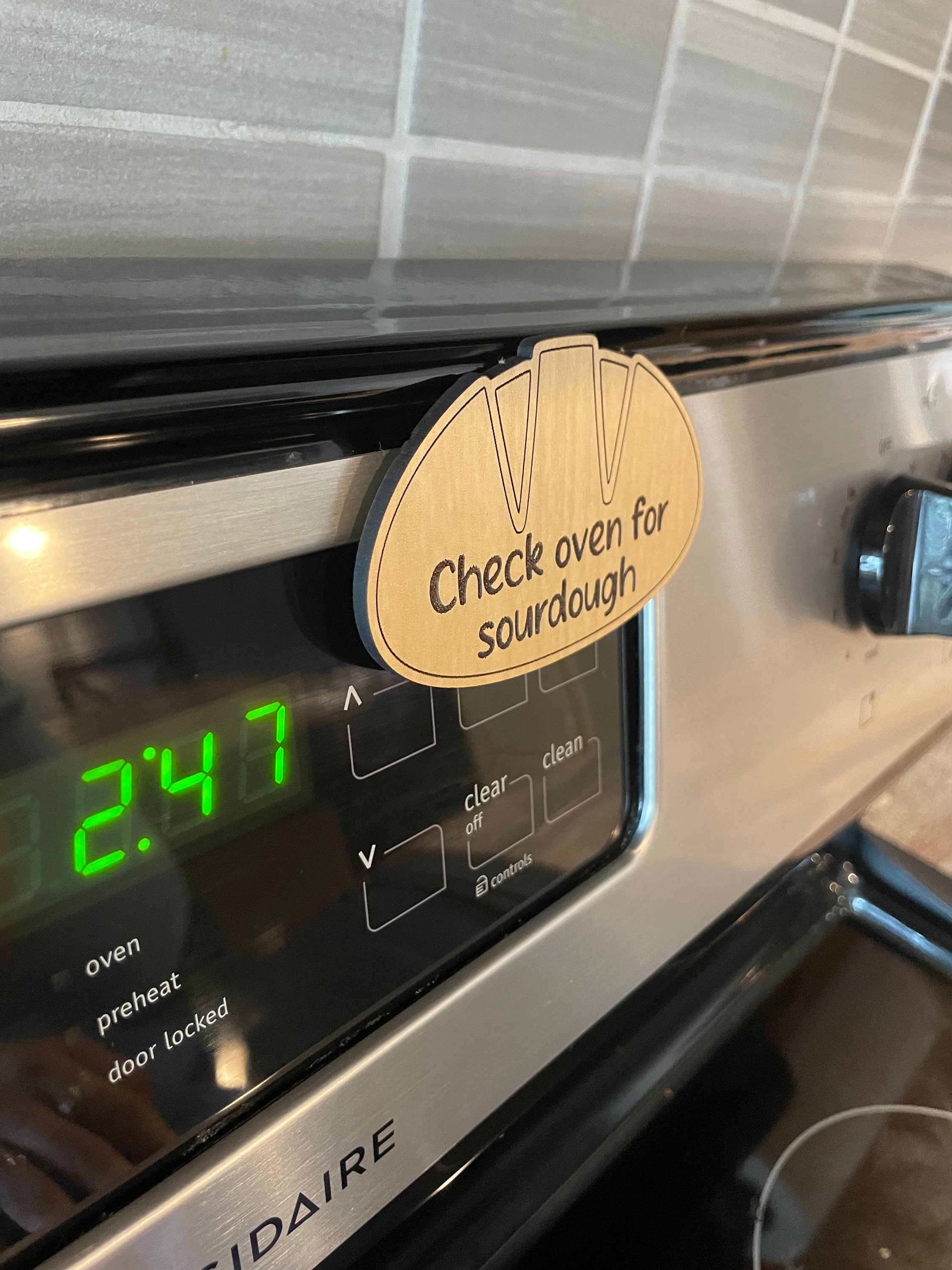 Sourdough Oven Magnet Funny Bread Meme Wood Personalized Magnet - Etsy