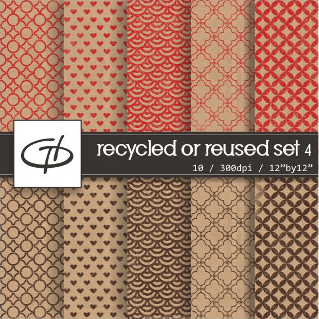 Tj's Paper Bag Digital Set 4: High Quality Printable Paper - Etsy