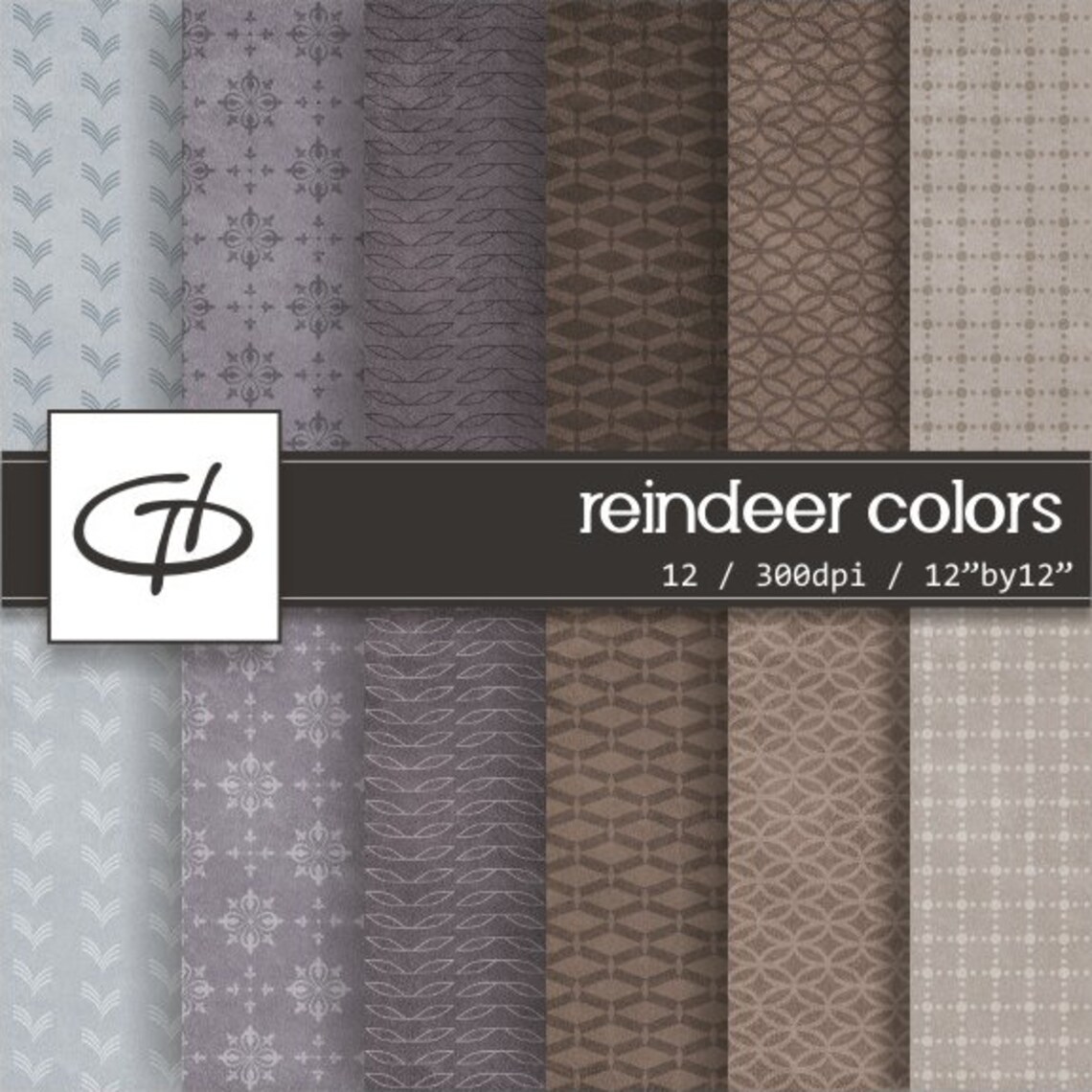 Suede Digital Paper Set: High Quality Printable Paper Set, Suede ...