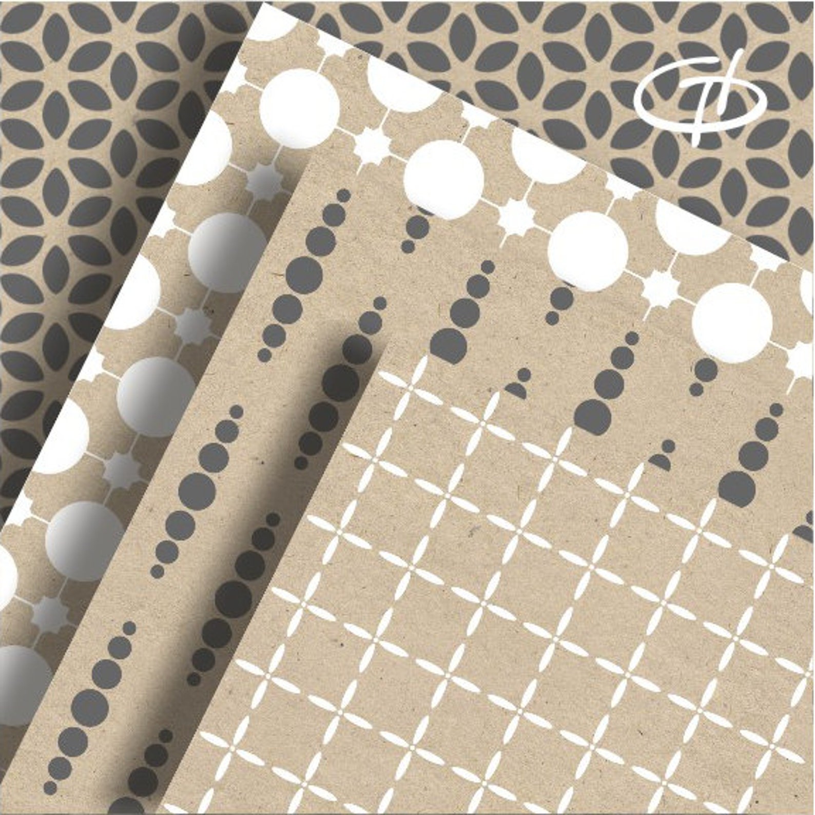 Brown Digital Paper Set 2: High Quality Printable Paper Set, Brown ...