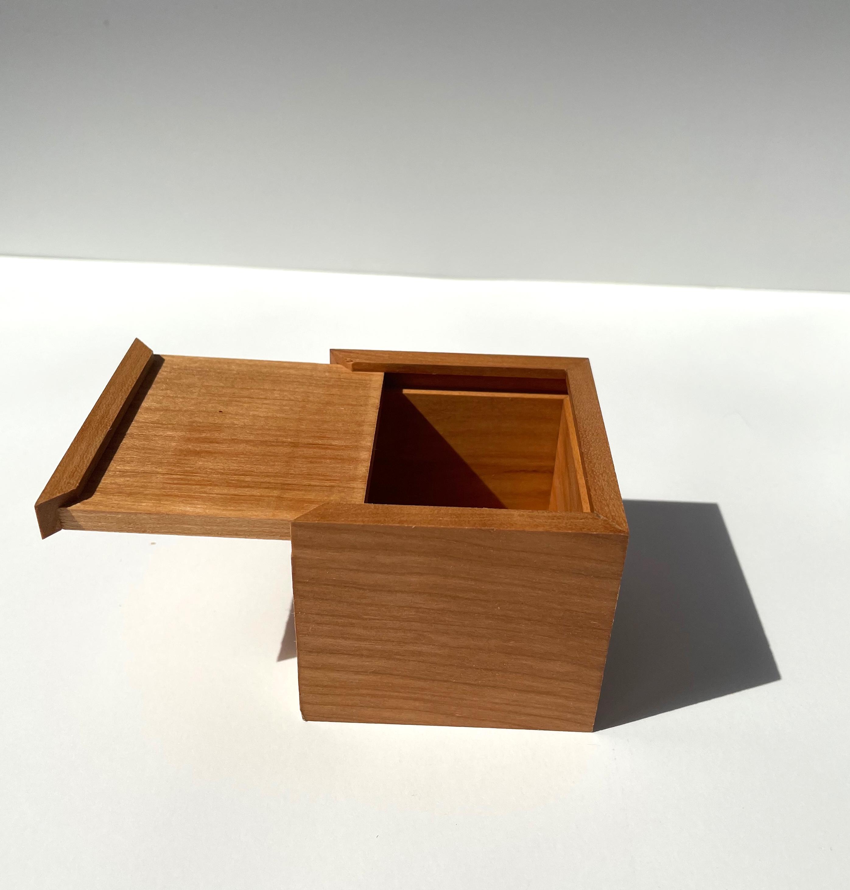Handmade Wooden Dice Box: Sliding Top, Small Storage Crate - Etsy