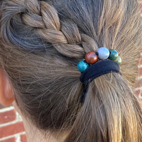 Beaded Hair Ties - Etsy