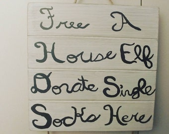 Free dobby sign | Etsy