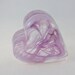 Gallerymichel V. Wilson Clear Cased Pink Swirled Heart Shaped ...