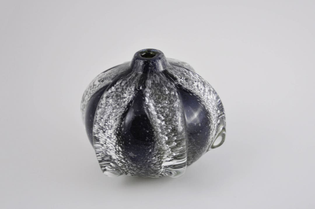 Gallerymichel Vintage David Paterson Hand Blown Bubbly Glass Vase - Etsy