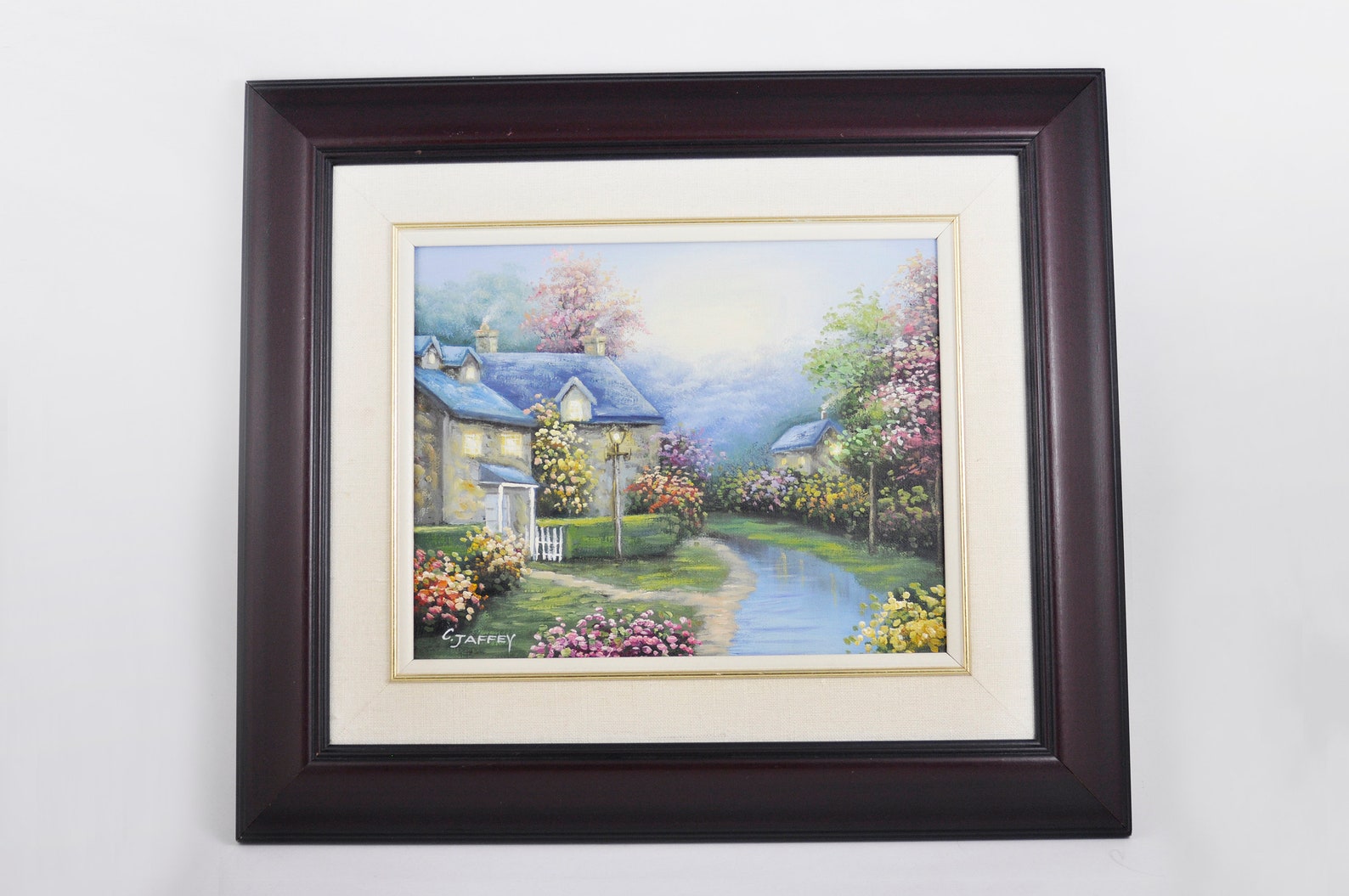 Gallerymichel Original C. Jaffey Framed Oil Painting of Two - Etsy