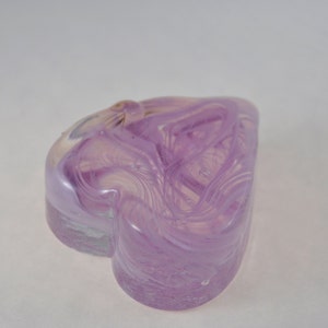 Gallerymichel V. Wilson Clear Cased Pink Swirled Heart Shaped ...