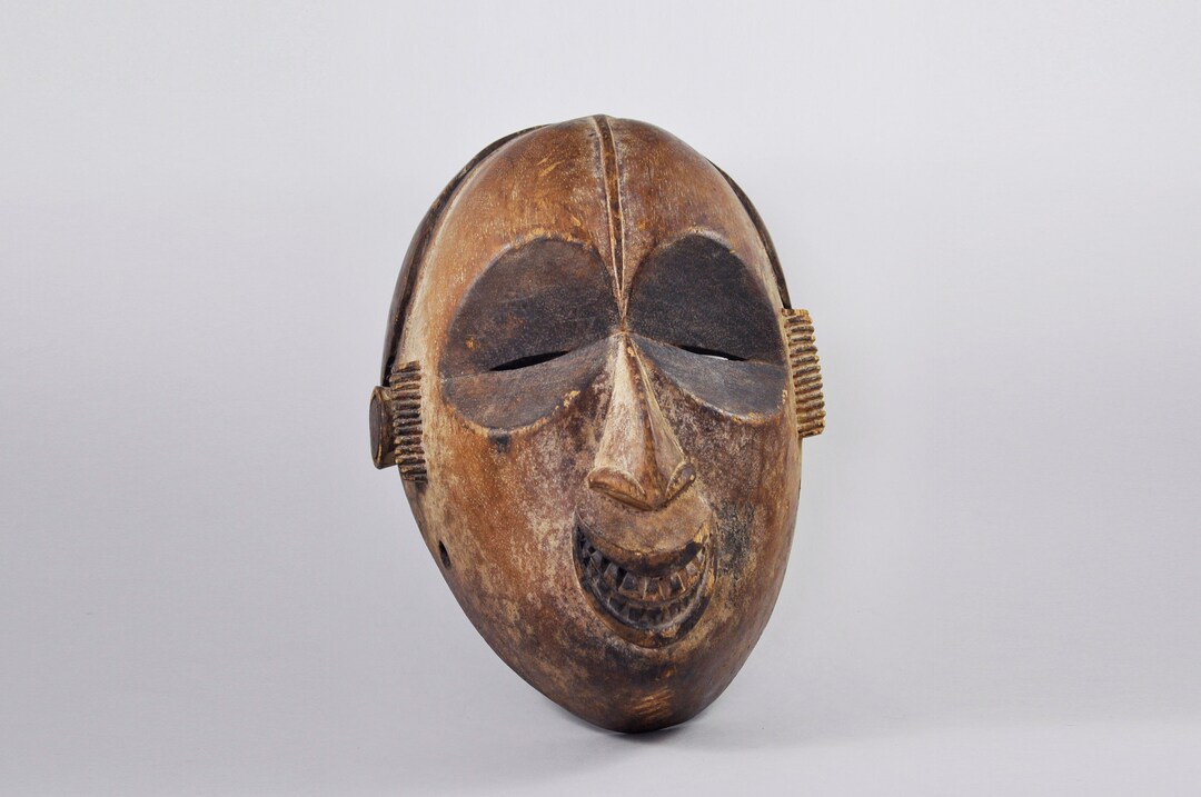 Gallerymichel Large Puru Gabon Africa Hand Carved Okuyi Mask - Etsy
