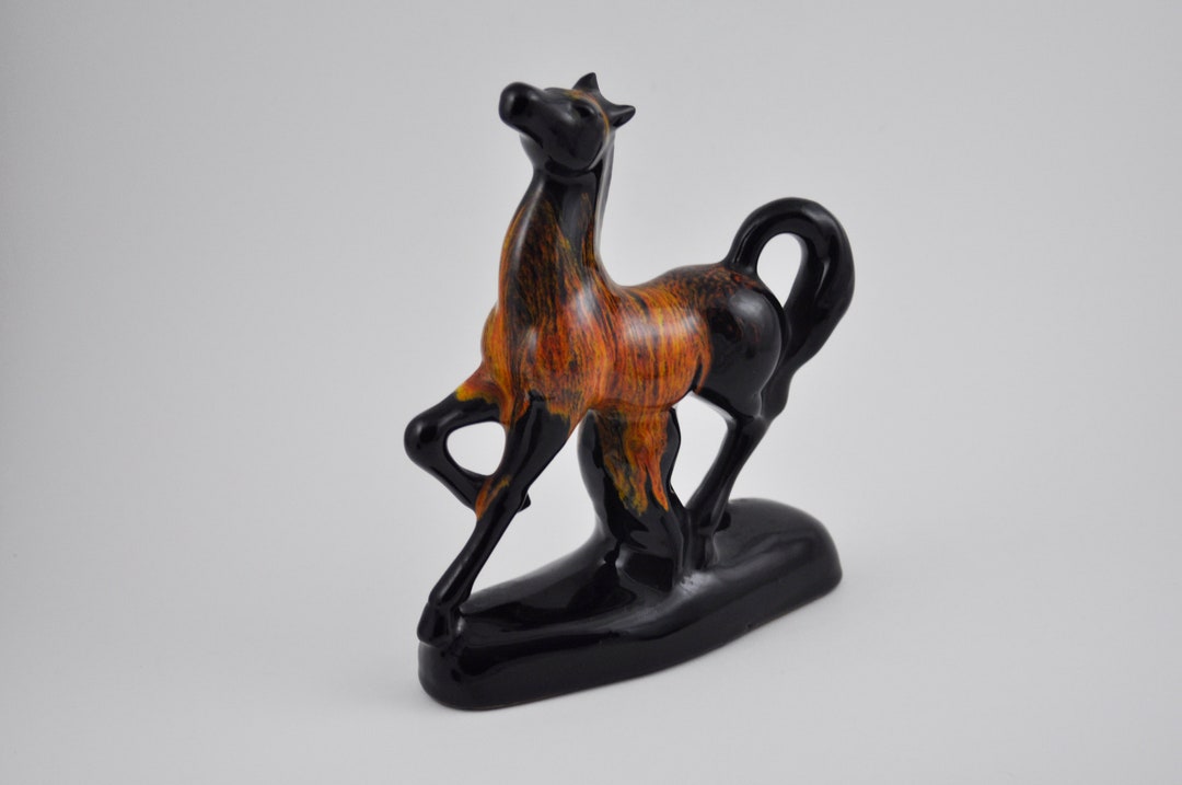 Gallerymichel Vintage Canuck Quebec Canada Pottery Horse Figurine - Etsy