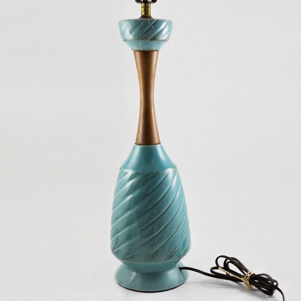 Turquoise Table Lamp - Etsy