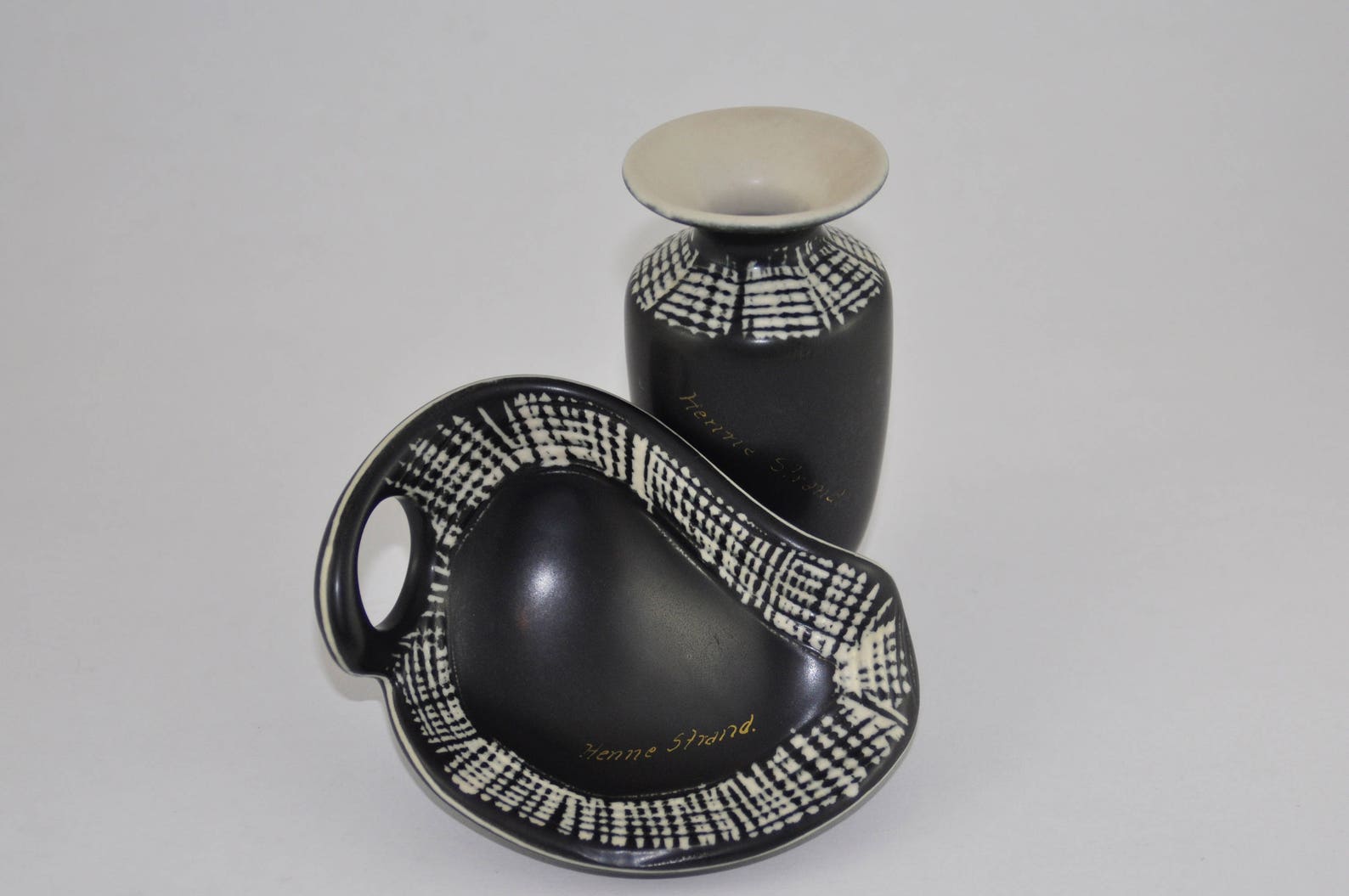 Gallerymichel Aksini Denmark Aksel Nielsen Mid Century Pottery - Etsy