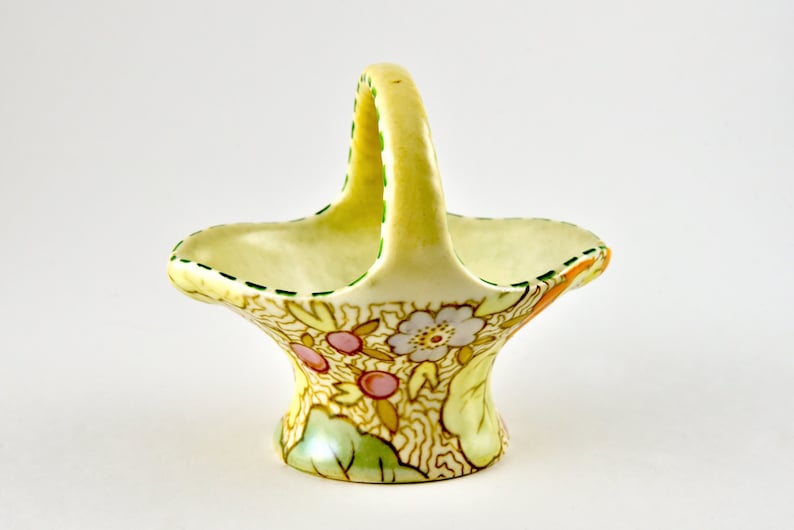 Gallerymichel Tuscan Decoro Pottery Vintage Yellow and Orange Flowered ...