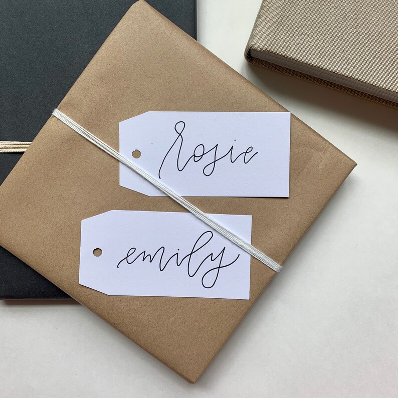 Custom Gift Tag / Gold | Etsy