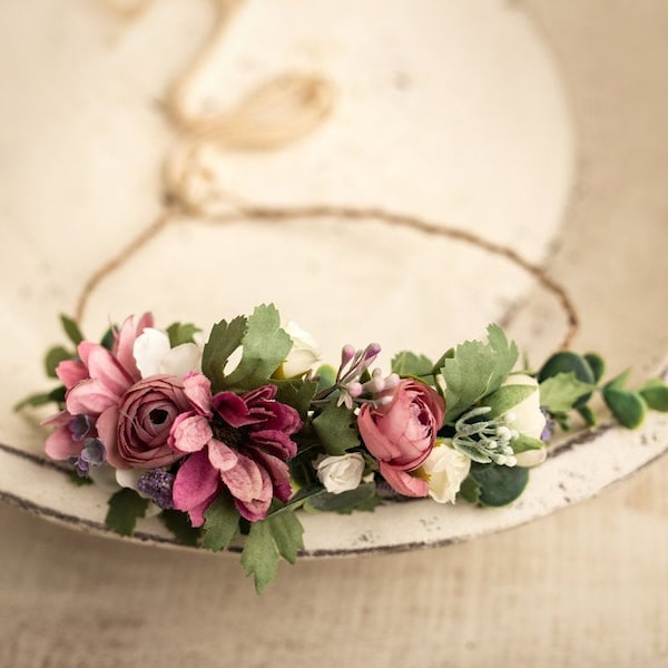 Floral Head Wreath - Etsy