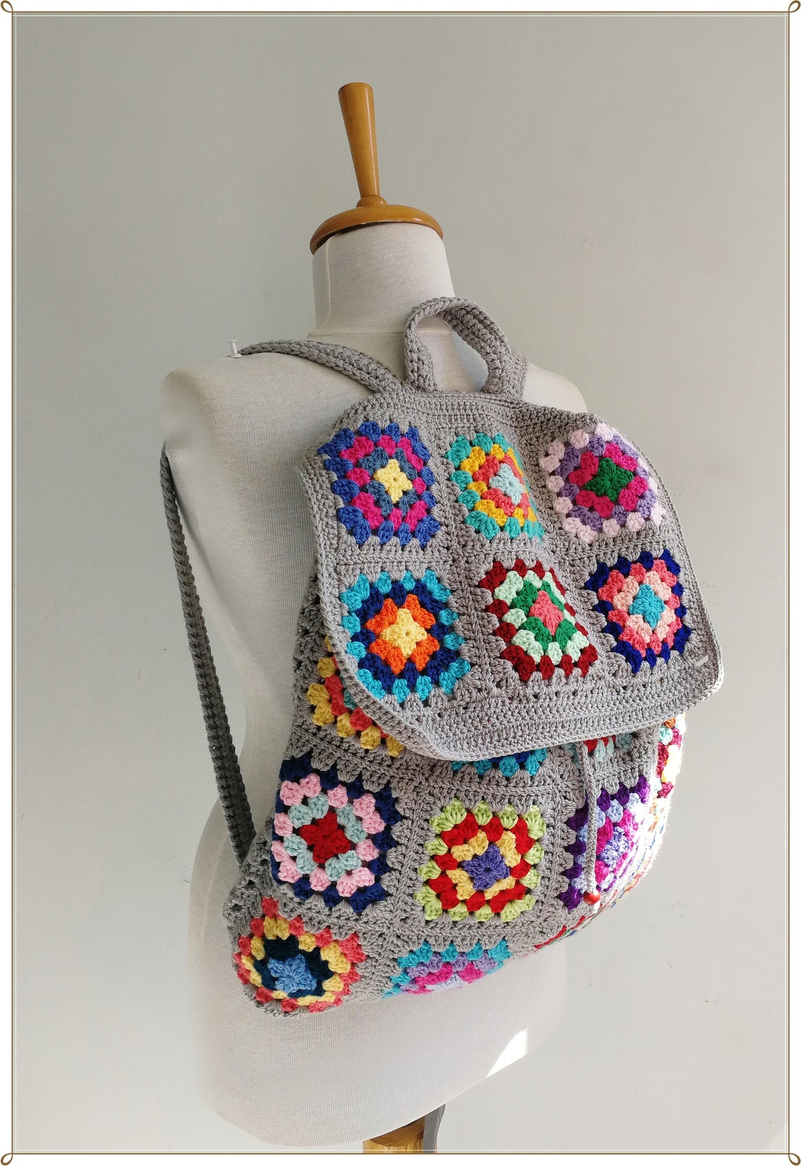 Colorful Backpack Hippie Backpack Festival Backpack Back to - Etsy