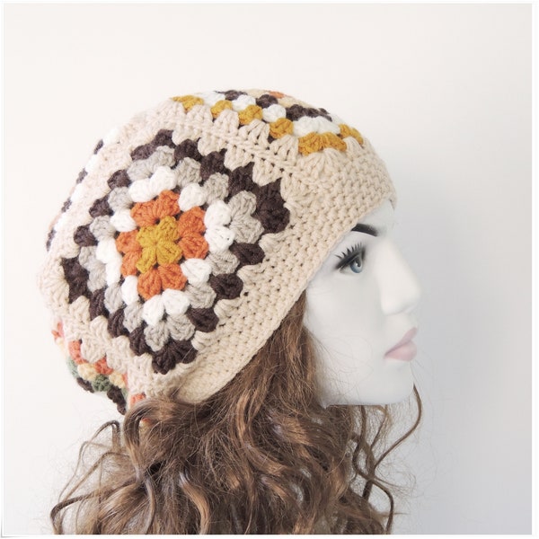 Granny Square Hat - Etsy