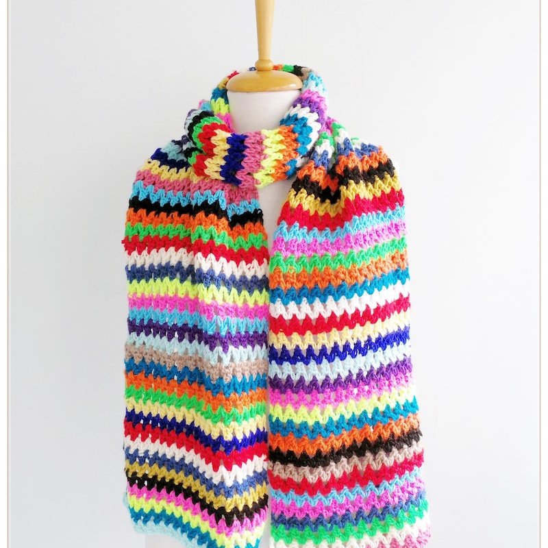 Neon Scarf - Etsy