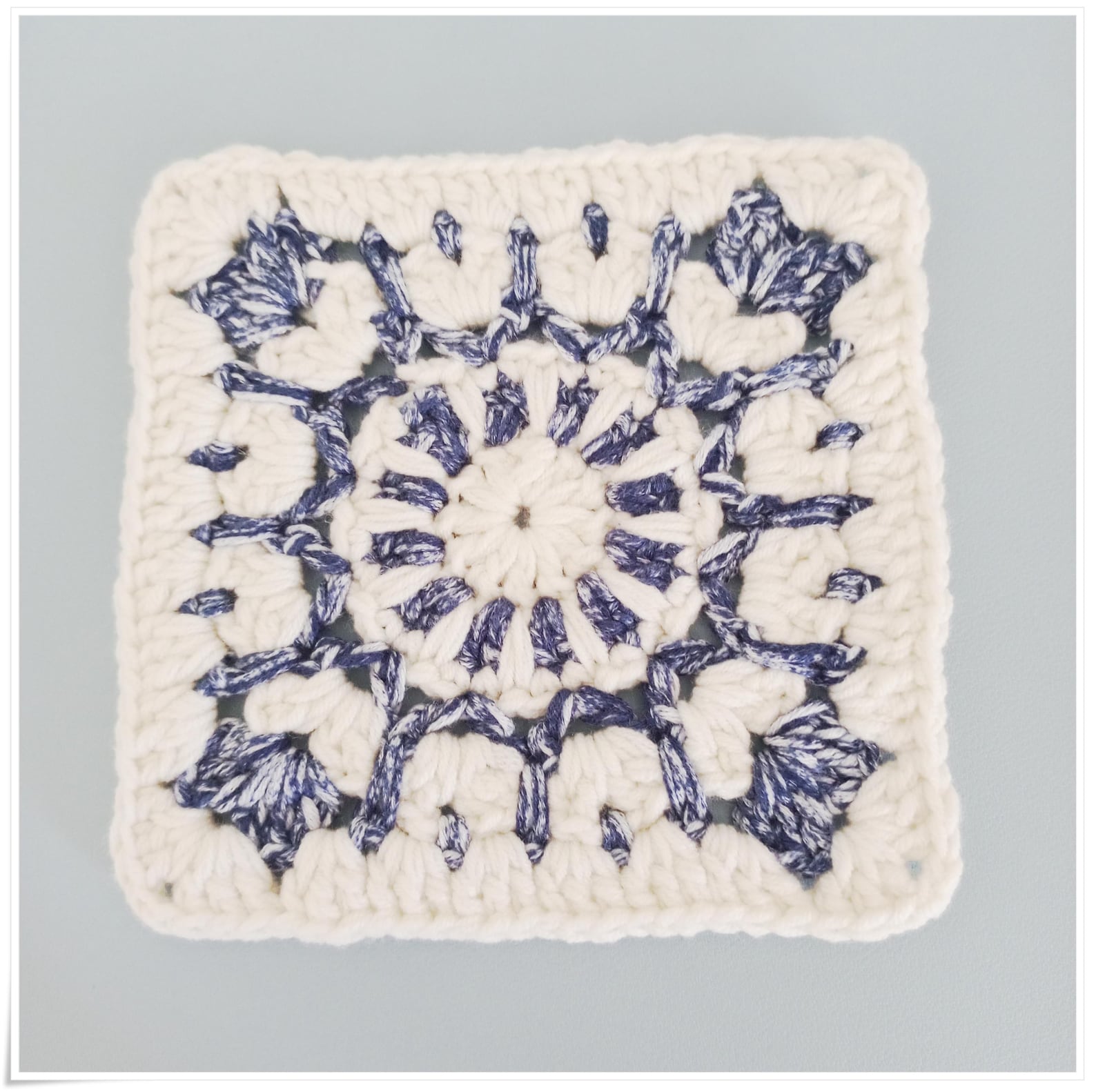 Crochet Mosaic Granny Square Pattern With Video Tutorial (PDF Pattern ...