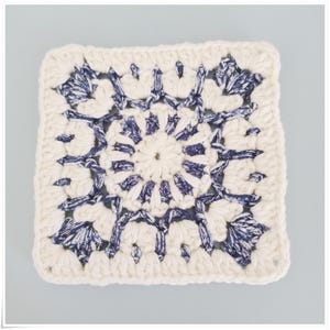 Crochet Mosaic Granny Square Pattern With Video Tutorial (PDF Pattern ...