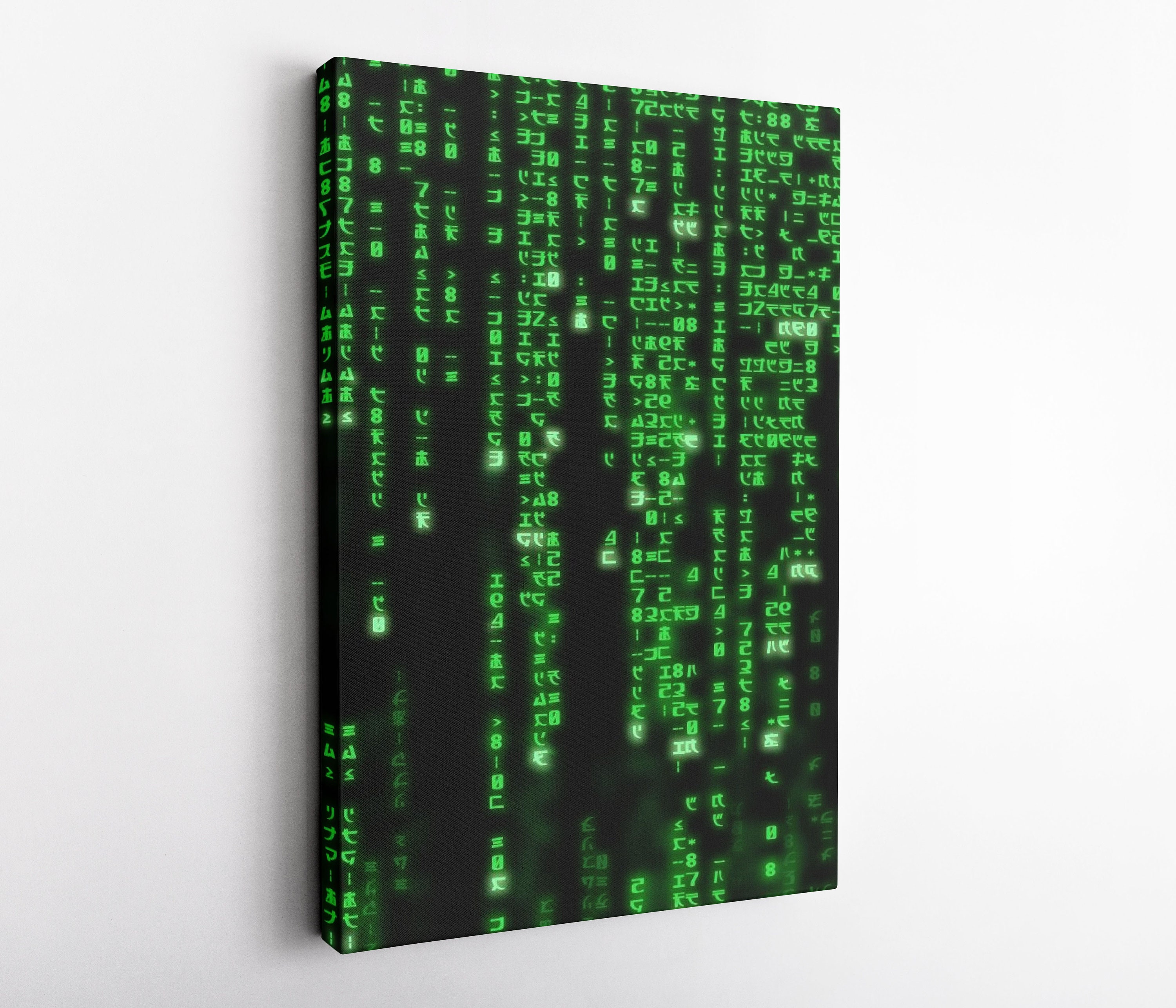 The Matrix Wall Art Canvas The Matrix Movie Poster Canvas | Etsy