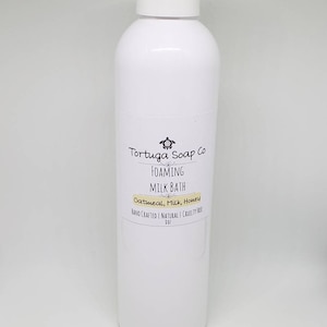 Foaming Milk Bath, Oatmeal Milk and Honey Bubble Bath, Pearlized Liquid ...