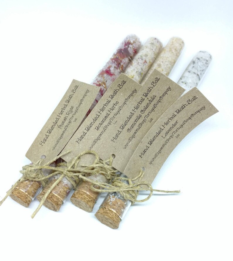 Spa Bath Salts Best Price Hand Blended Bath Salt Samples - Etsy