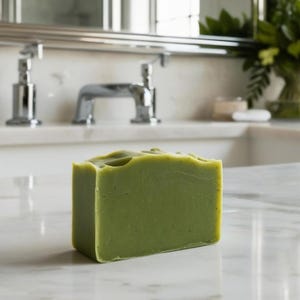 Green Tea Tree Soap, All Natural Essential Oil Handmade Bar Soap ...