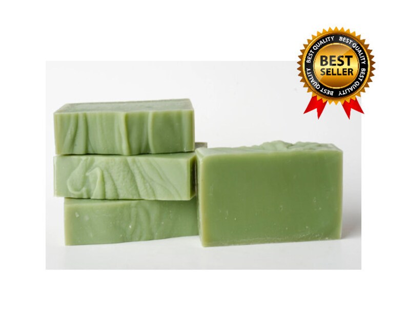 Green Tea Tree Soap, All Natural Essential Oil Handmade Bar Soap ...