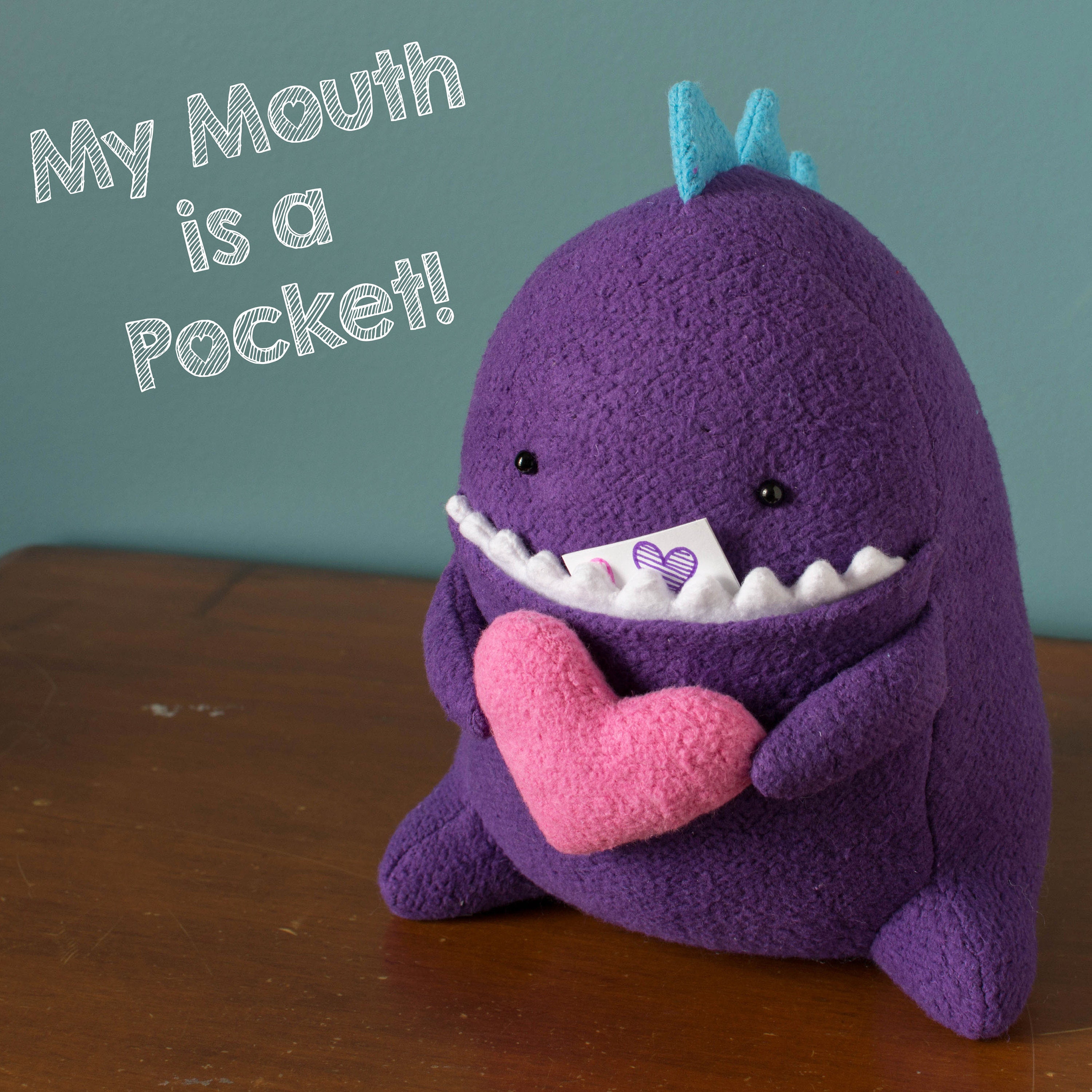 Love Monster in 2 Sizes PDF Sewing Pattern and Tutorial | Etsy