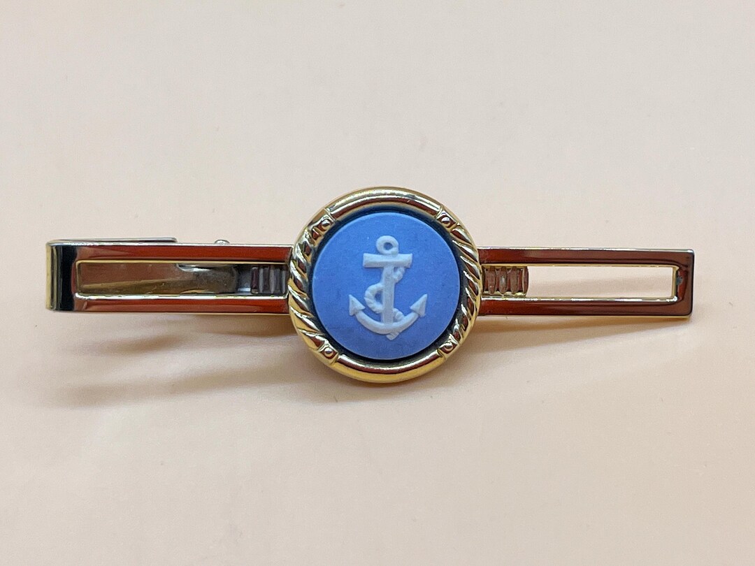 Wedgwood Pottery Jasperware Anchor Tie Pin / Clip. - FREE UK POST - - Etsy