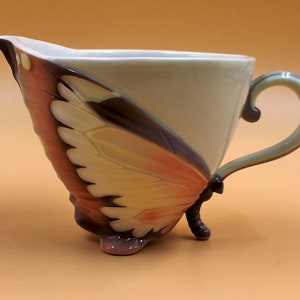 Franz Porcelain Papillon Butterfly Design Tea Cup, Saucer and Teaspoon ...
