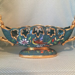 H Bequet Quaregnon Made in Belgium Large Porcelain Bowl Wall | Etsy