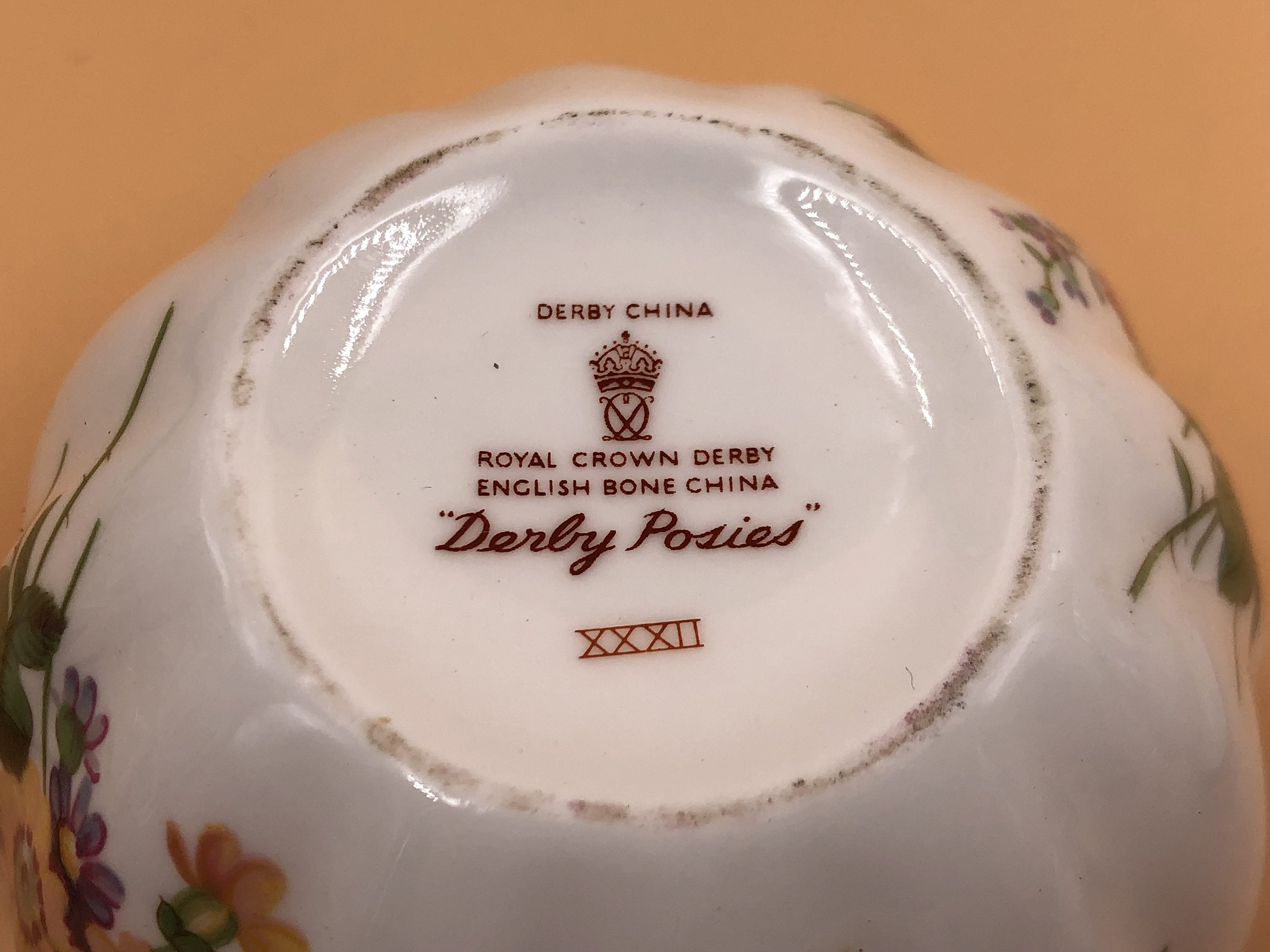 Vintage Royal Crown Derby China Derby Posies Design Tea Set - Etsy ...