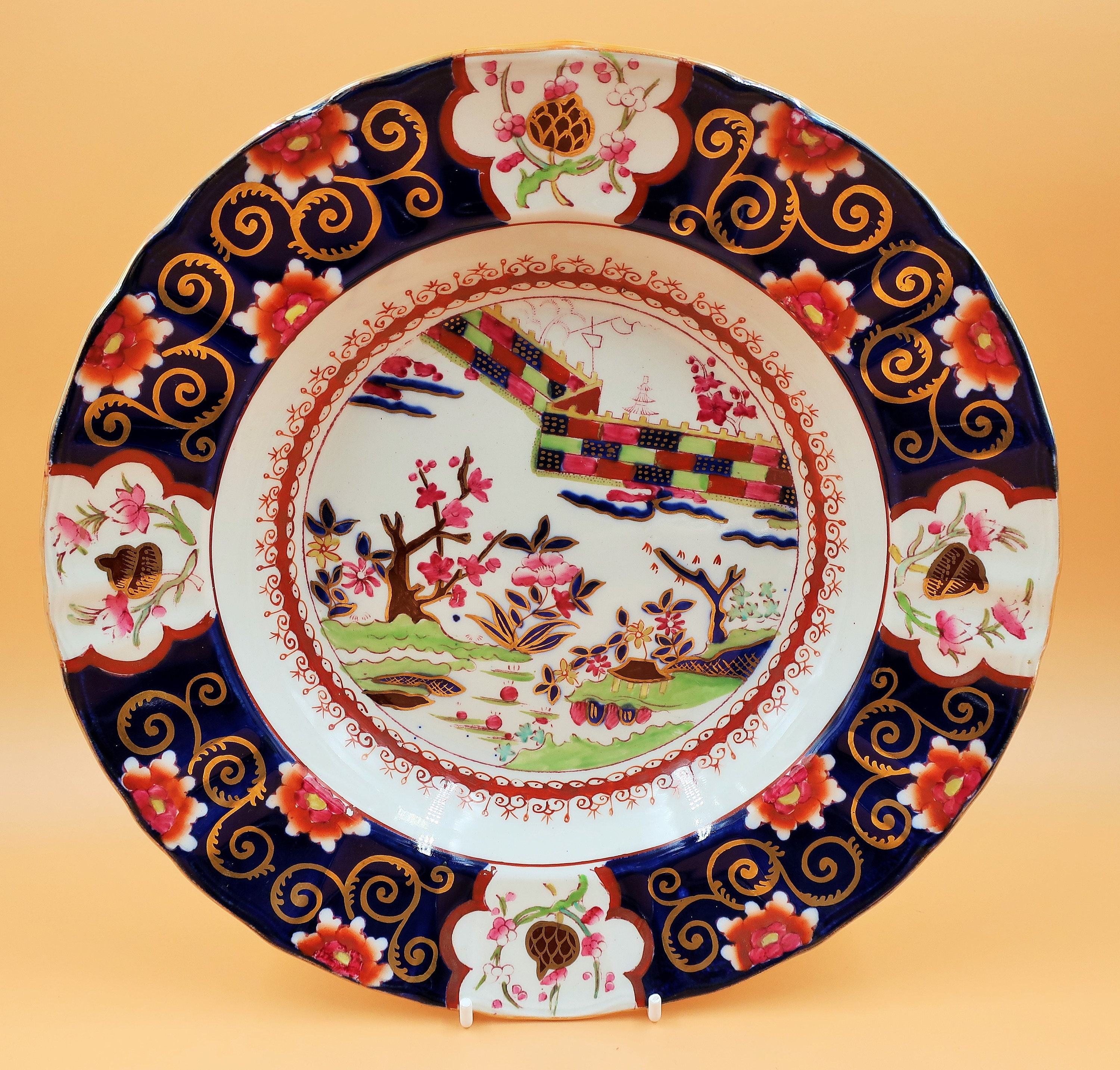 Home & Living Plates Vintage Mason's Ironstone Mandarin pattern set of ...