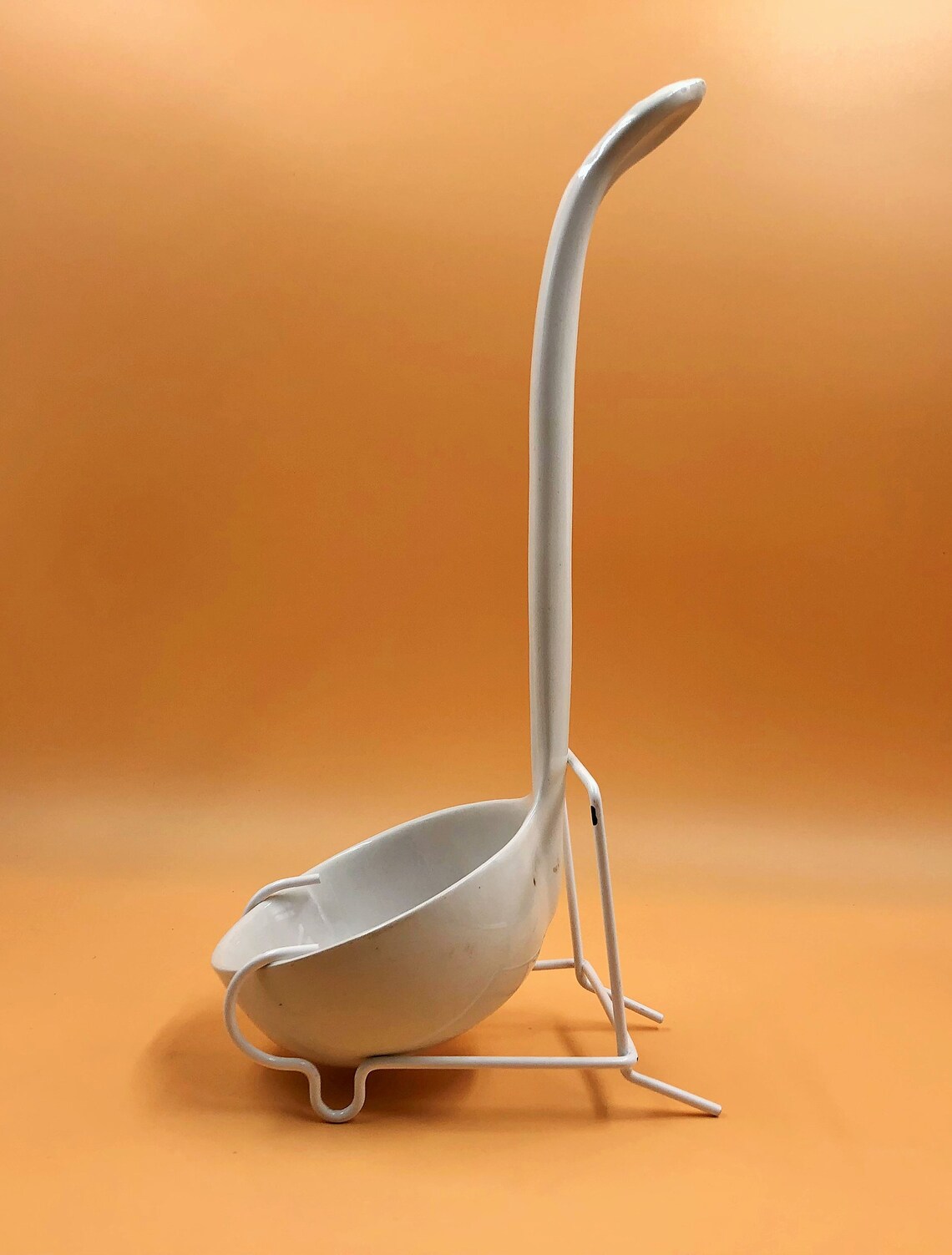 Large Vintage WM Adams & Sons Ironstone Du Barry Design Ladle. 13 ...