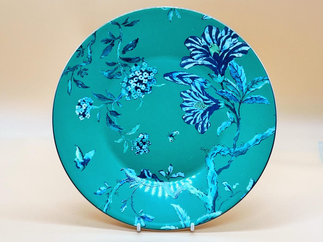 Wedgwood China Chinoiserie Green Jasper Conran Design Dessert Plate. 9 ...