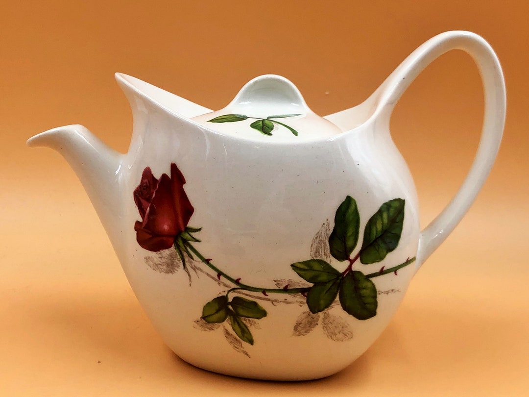 Vintage Midwinter Pottery Stylecraft Fashion Rose Design Tea Pot for 2 ...