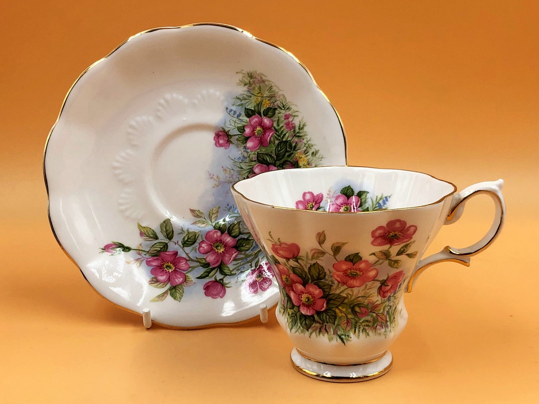 Vintage Royal Albert China Sunnyside Series Petula Chelsea Shape Tea ...