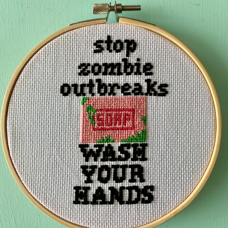 Zombie Cross Stitch - Etsy