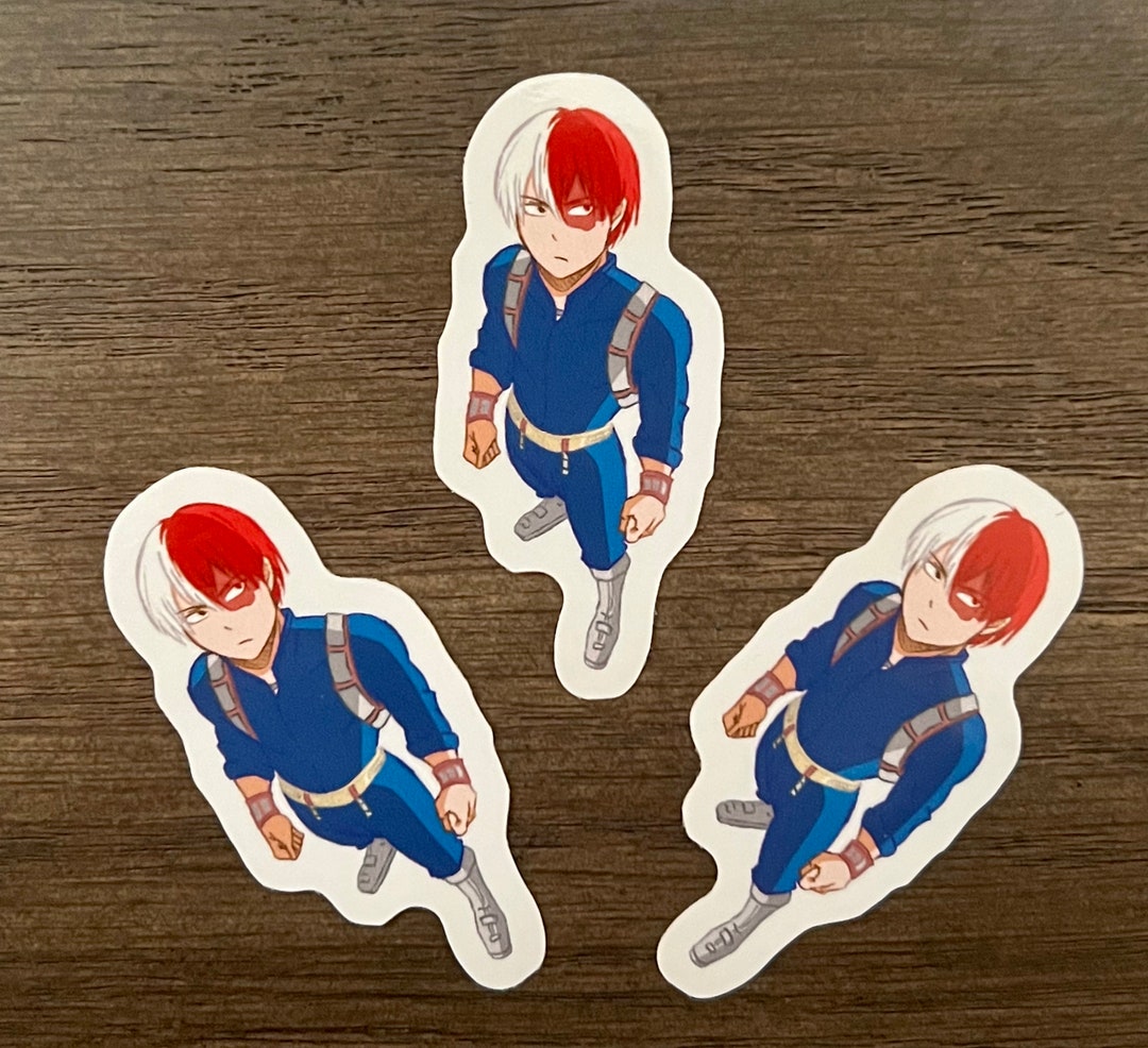 Todoroki Stickers - Etsy