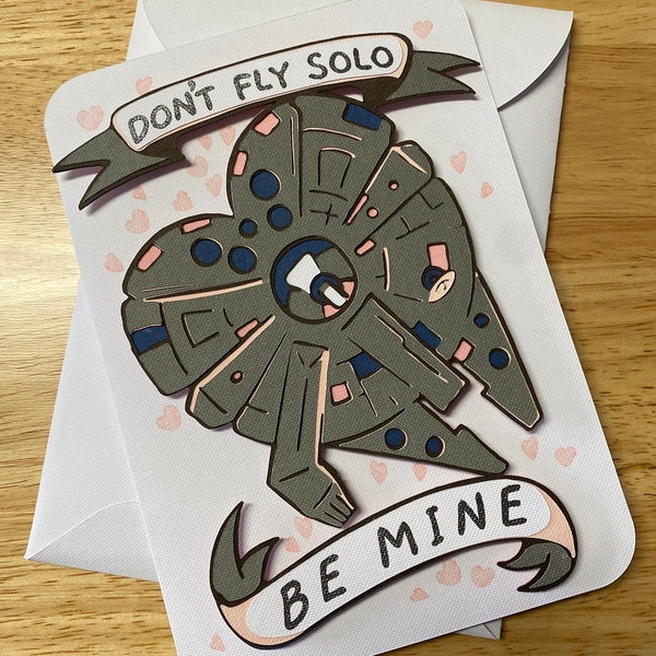Starwars Valentine Card - Etsy
