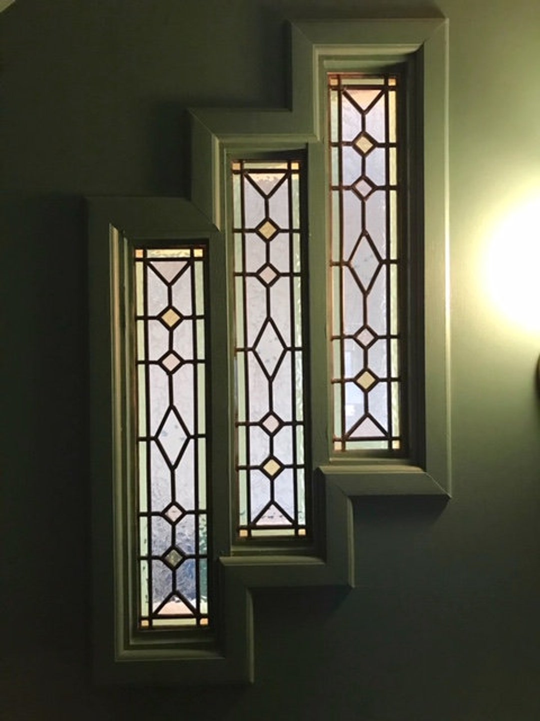 Custom Stained Glass Panels as Divider Between Rooms - Etsy