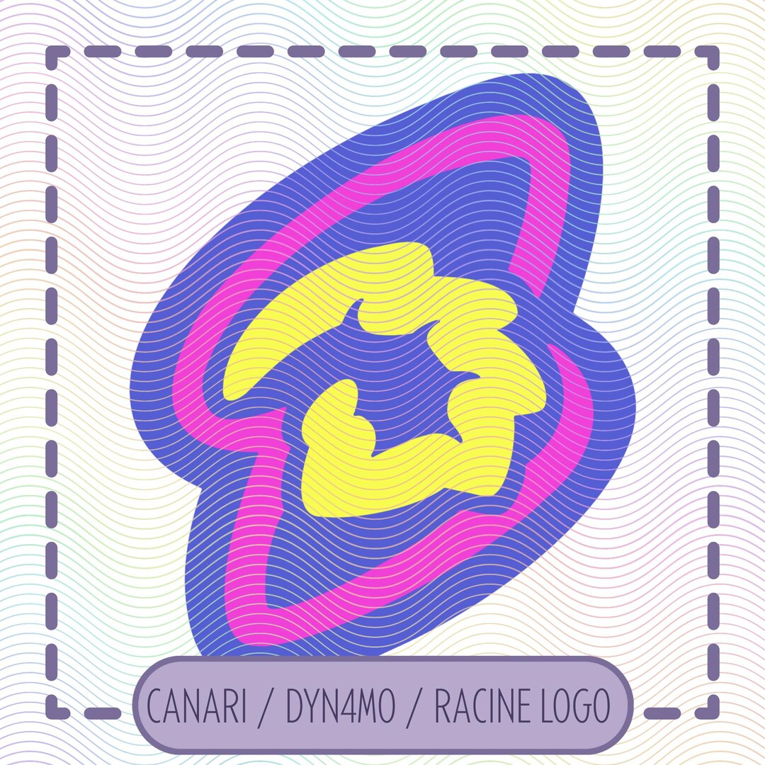 DYN4MO / Canari / Racine Logo - Cricut SVG Cut File for Cosplay - Etsy