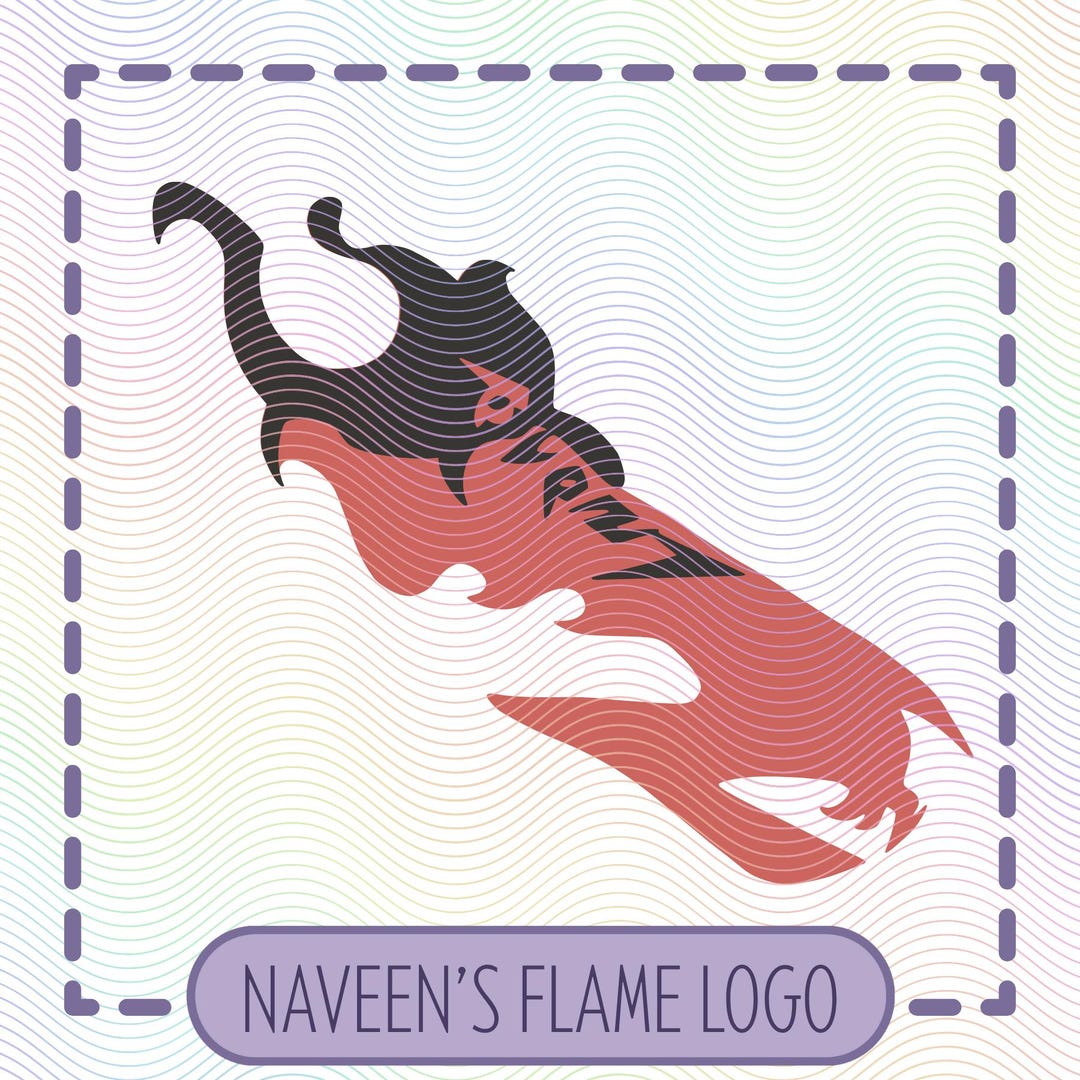 Naveen Jacke Flamme Logo - Cricut SVG Schnitt Datei für Cosplay - Etsy.de