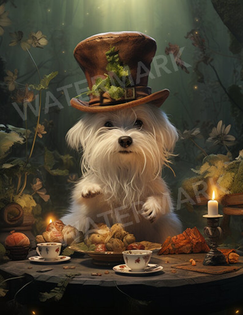 5 Magic Westie | AI Art - Etsy
