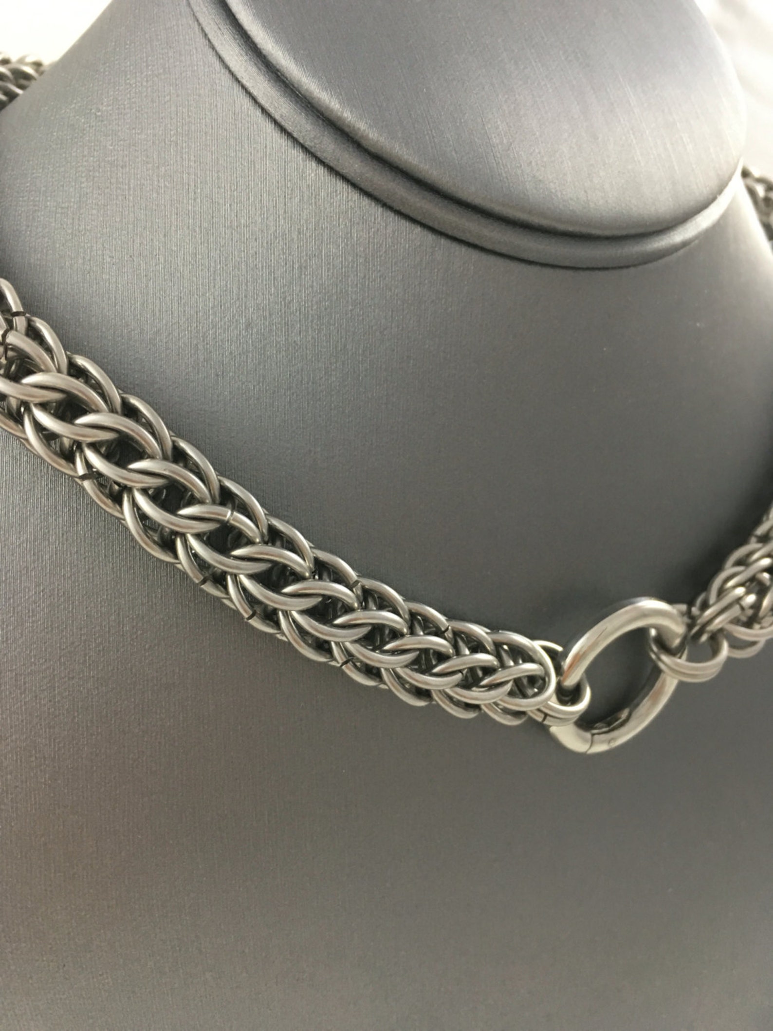 Stainless Steel Full Persian Chainmaille Collar | Etsy