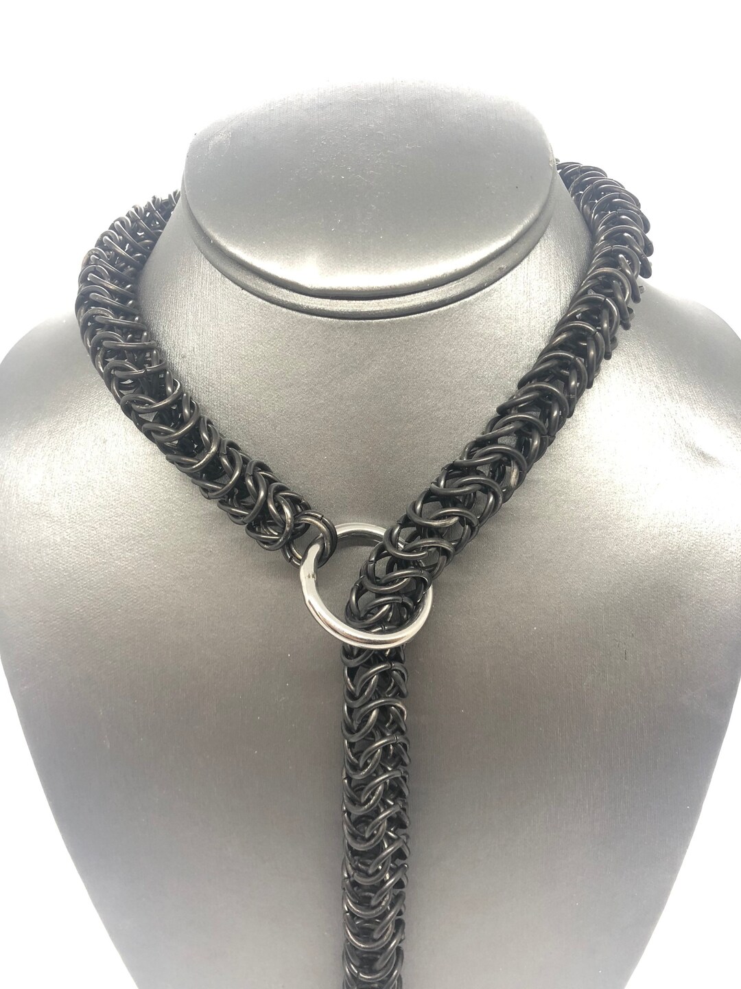 Box Weave Chainmaille Choke Chain - Etsy