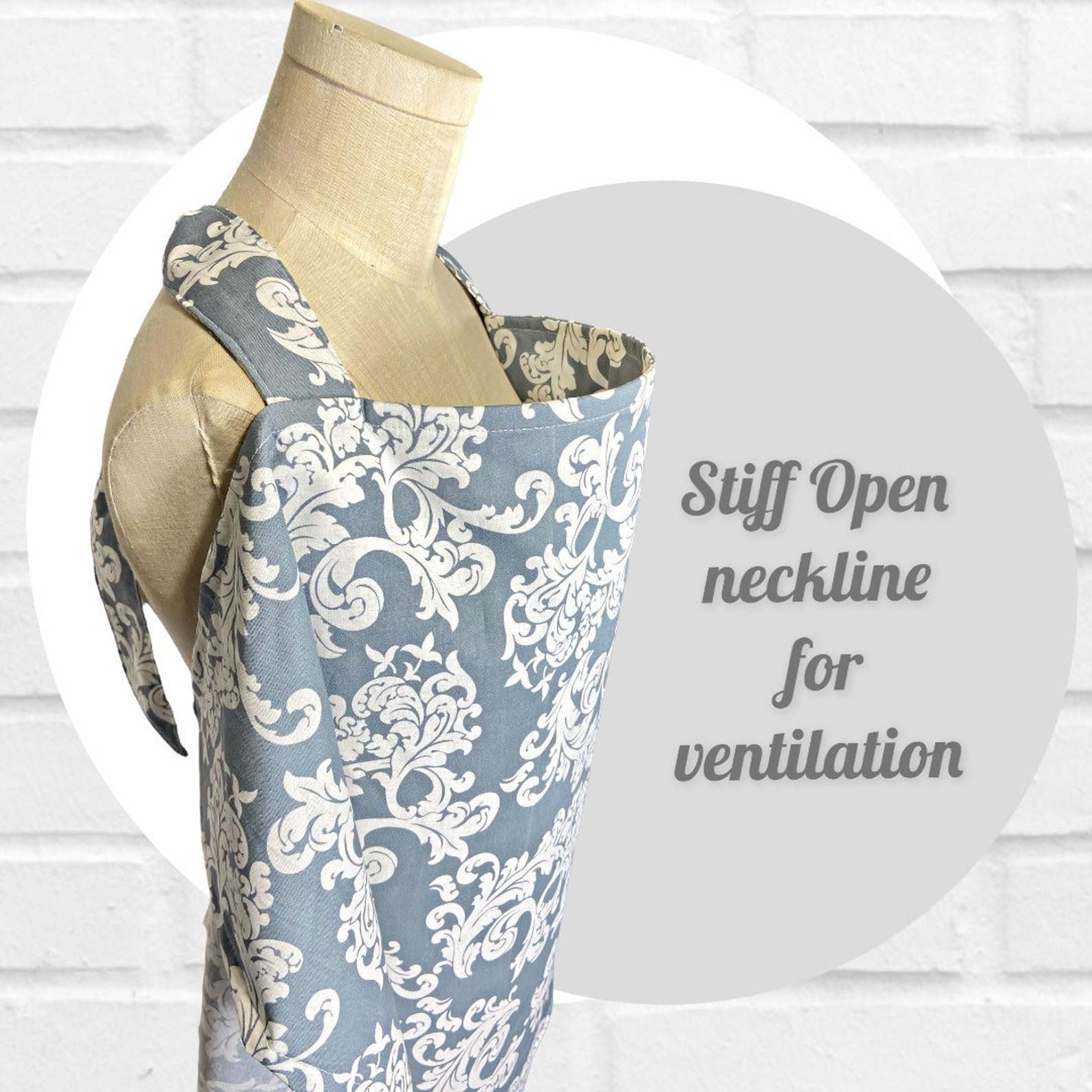 Damask Multi-use Gray & White Nursing Cover up for - Etsy