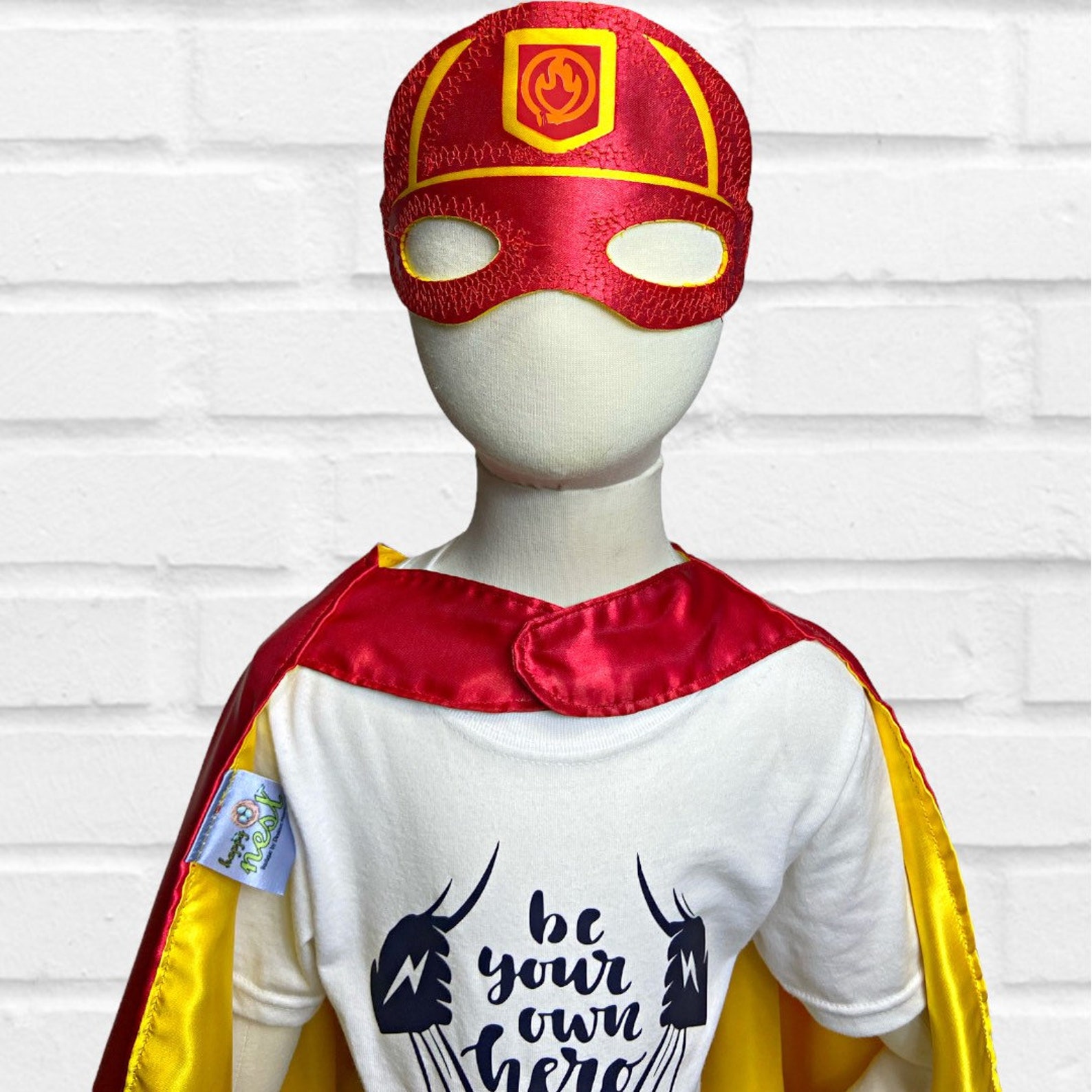 Fireman Superhero Kids Cape firefighter Birthday Fireman - Etsy